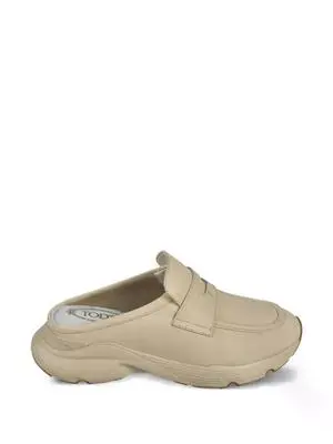 TOD'S Penny-strap Loafers - Neutrals
