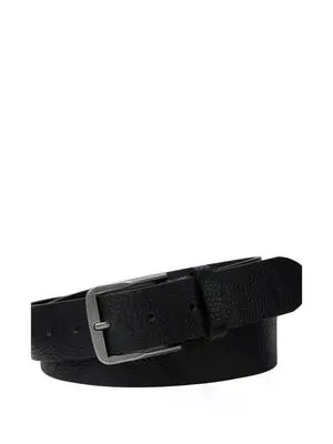Calvin Klein Textured Leather Belt - Black