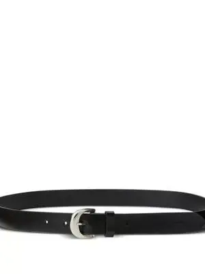 Calvin Klein Buckle Leather Belt - Black