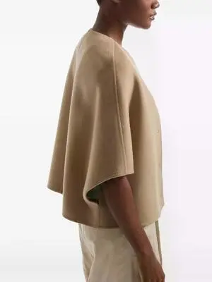 YVES SALOMON Button-up Cape
