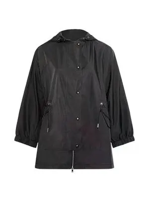 YVES SALOMON Hooded Jacket - Black