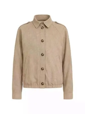 YVES SALOMON Button Cashmere Jacket - Neutrals