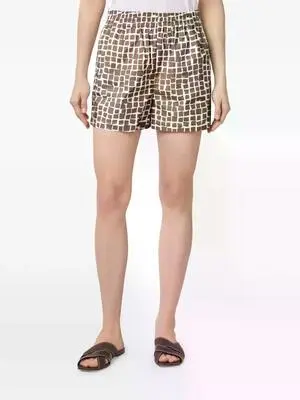 TOD'S Patterned Drawstring Shorts