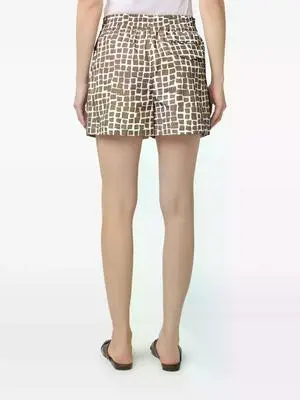TOD'S Patterned Drawstring Shorts