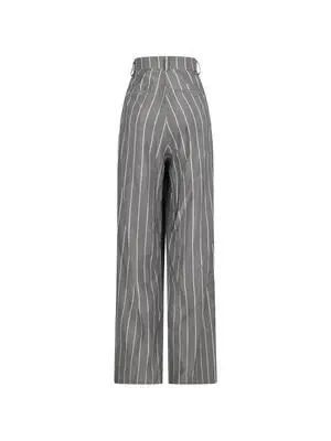 BATAKOVIC BELGRADE Striped Wide-leg Trousers