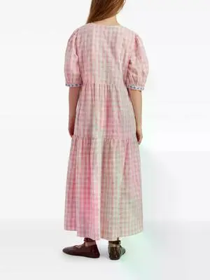 Chinti & Parker Gingham-pattern Maxi Dress