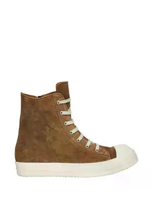 Rick Owens Temple Lace-up High-top Sneakers - Brown