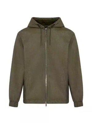 YVES SALOMON Hooded Jacket - Green