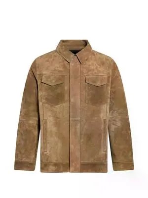 YVES SALOMON Suede Jacket - Neutrals