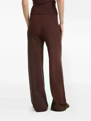 YVES SALOMON Knit Wide-leg Trousers