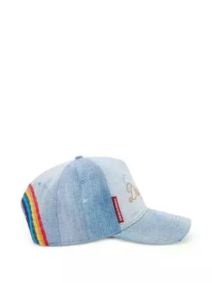 Dsquared2 Embroidered Rainbow Baseball Cap