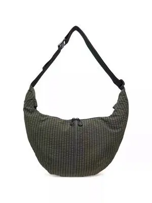 Comme Des Garçons Check-pattern Shoulder Bag - Green