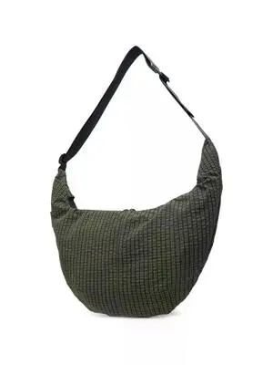 Comme Des Garçons Check-pattern Shoulder Bag - Green