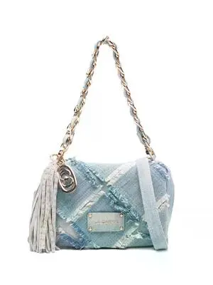 LA CARRIE Tassel Chain Crossbody Bag - Blue