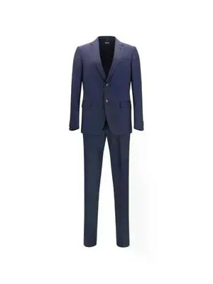 Zegna Buttoned Suit - Blue
