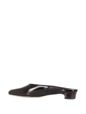POEVE Faye Pointed Pumps - Brown