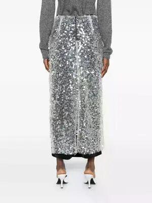 VIKTORIA CHAN Sequin Embellished Skirt