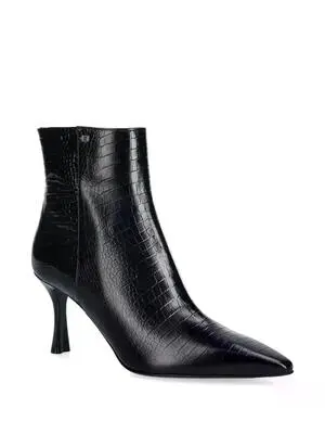BALDININI Pointed-toe Croc-effect Boots