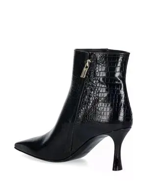 BALDININI Pointed-toe Croc-effect Boots