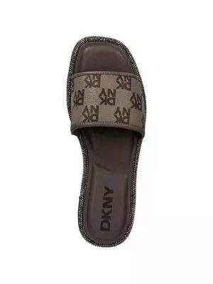 Dkny Badin Flat Sandals - Brown