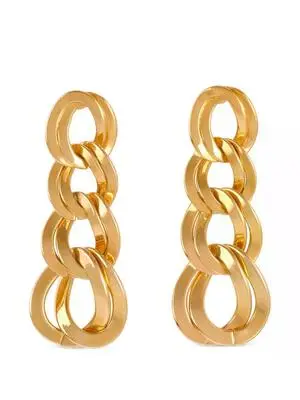 MONET 1980s Double-chain Clip-on Earrings