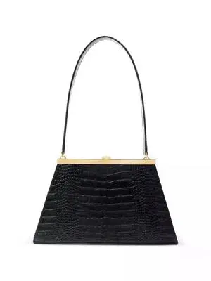 ANINE BING Annie Smooth-leather Bag - Black