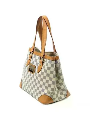 LOUIS VUITTON 2008 Pm Hampstead Chequered-pattern Tote Bag
