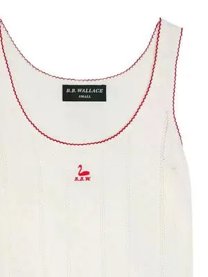 B.B. WALACE Embroidered-logo Tank Top