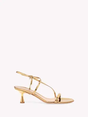 GIANVITO ROSSI Ascent Sandal 55 - Gold - Shiny Calf