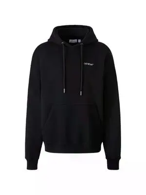 Off-White Logo Hoodie - Black