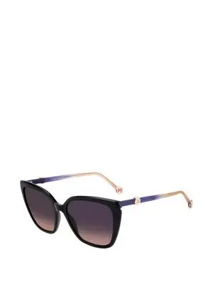 Carolina Herrera Cat-eye Frame Sunglasses - Black