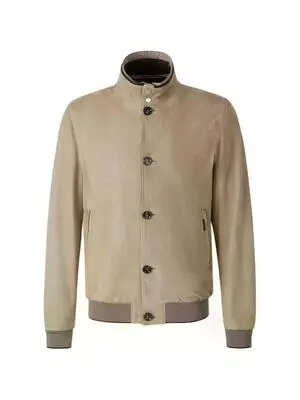 MOORER Button Zip Jacket
