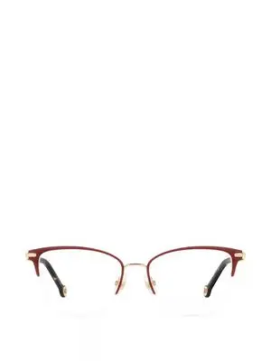 Carolina Herrera Logo-detail Eyeglasses - Red