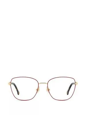 Carolina Herrera Logo Glasses - Red