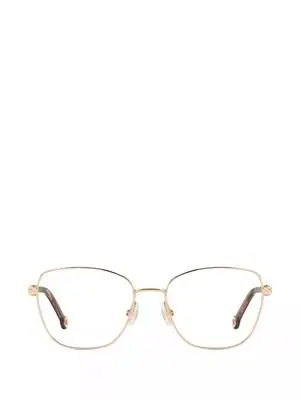 Carolina Herrera Geometric-frame Glasses - Gold