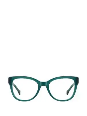 Carolina Herrera Ovale-frame Glasses - Green