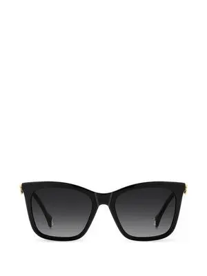 Carolina Herrera Geometric Sunglasses - Black
