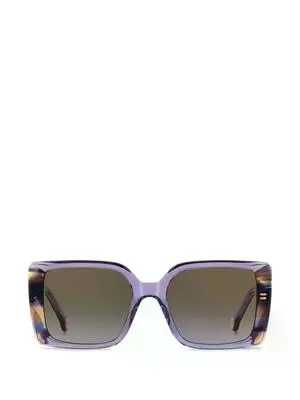 Carolina Herrera Square-frame Sunglasses - Purple