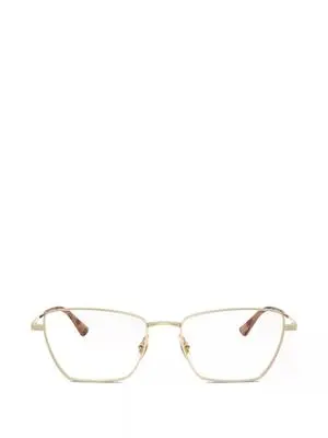 Ray-ban Geometric Frame Glasses - Gold