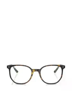 Ray-ban Elliot Round-frame Glasses - Brown