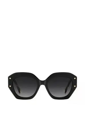 Carolina Herrera Geometric Frame Sunglasses - Black