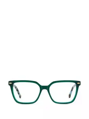 Carolina Herrera Square Frame Eyeglasses - Green