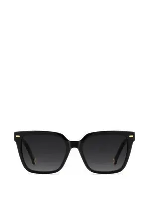 Carolina Herrera Square Frame Sunglasses - Black