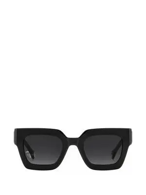 Carolina Herrera Square-frame Logo Sunglasses - Black
