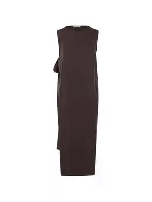 Dusan Draped Sleeveless Dress