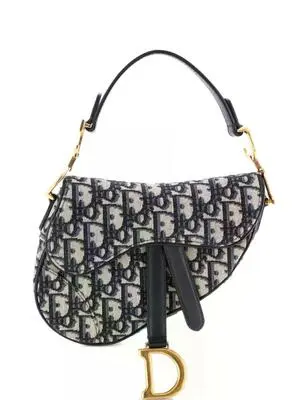 Dior Saddle Handbag Oblique Canvas Mini Shoulder Bag