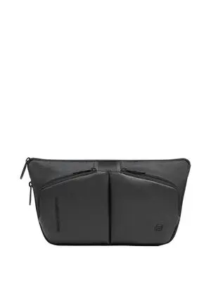 PIQUADRO Logo-appliqué Belt Bag - Black