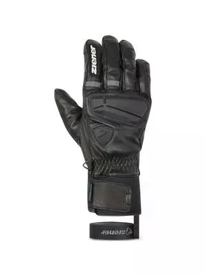 ZIENER Galf-z As® Pr Touch Leather Ski Gloves - Black