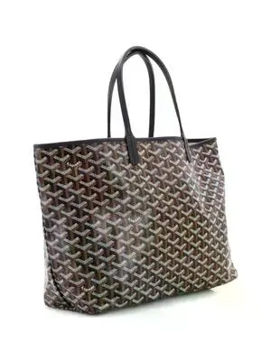 Goyard Saint Louis Coated Canvas Pm Tote Bag - Black