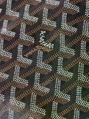 Goyard Saint Louis Coated Canvas Pm Tote Bag - Black
